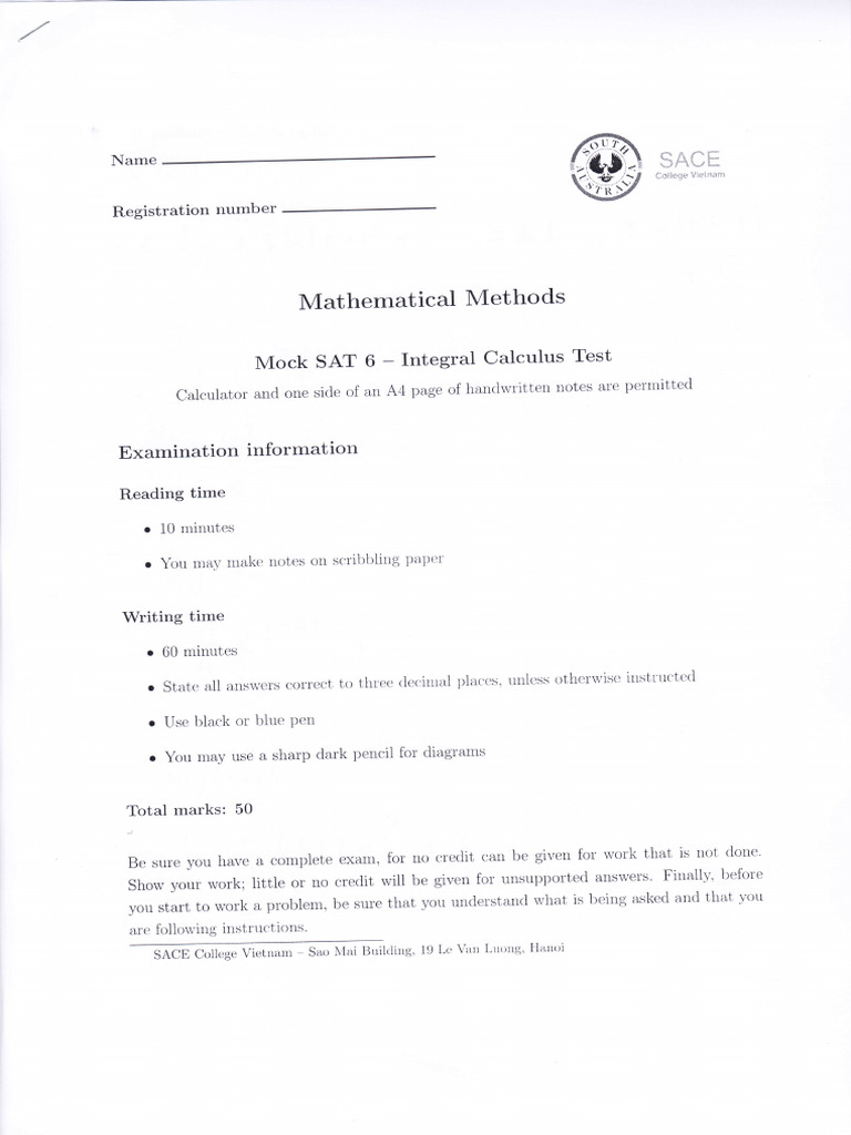 2021 - SAT - 6 Mock Solution | PDF
