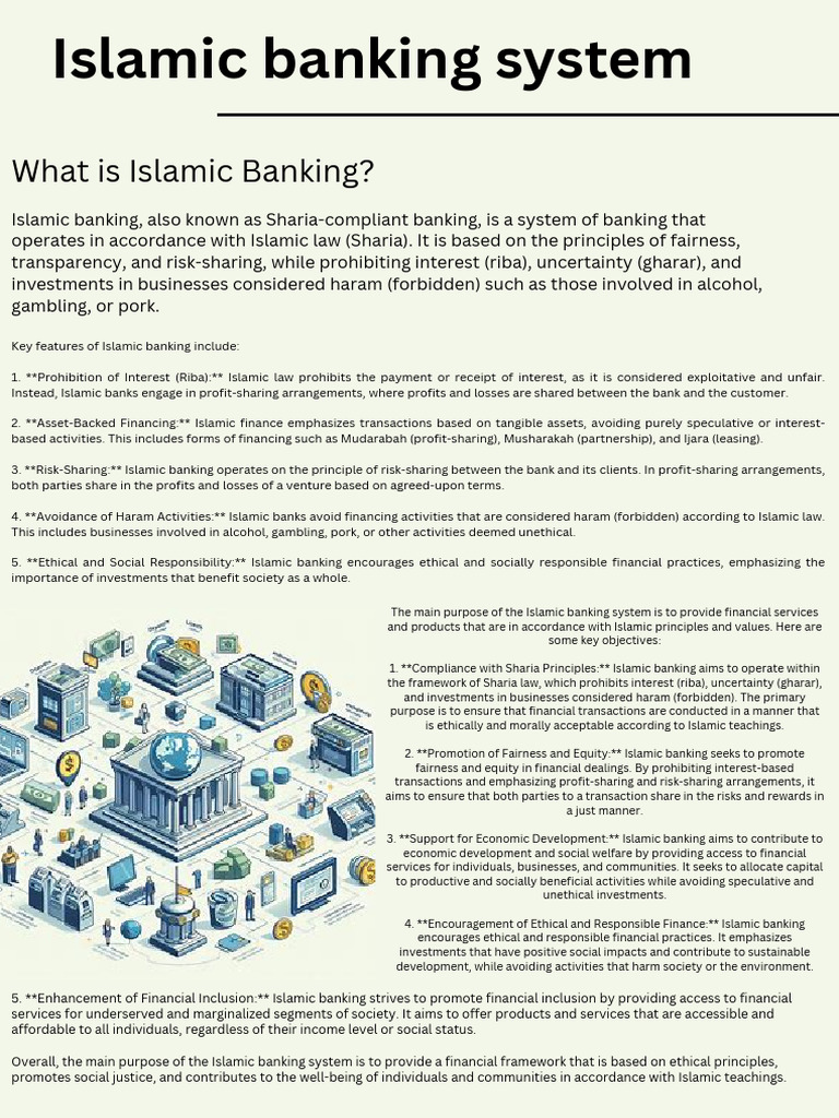 Islamic Banking System | PDF