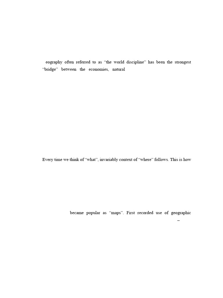 Chapter Ii Gis | PDF