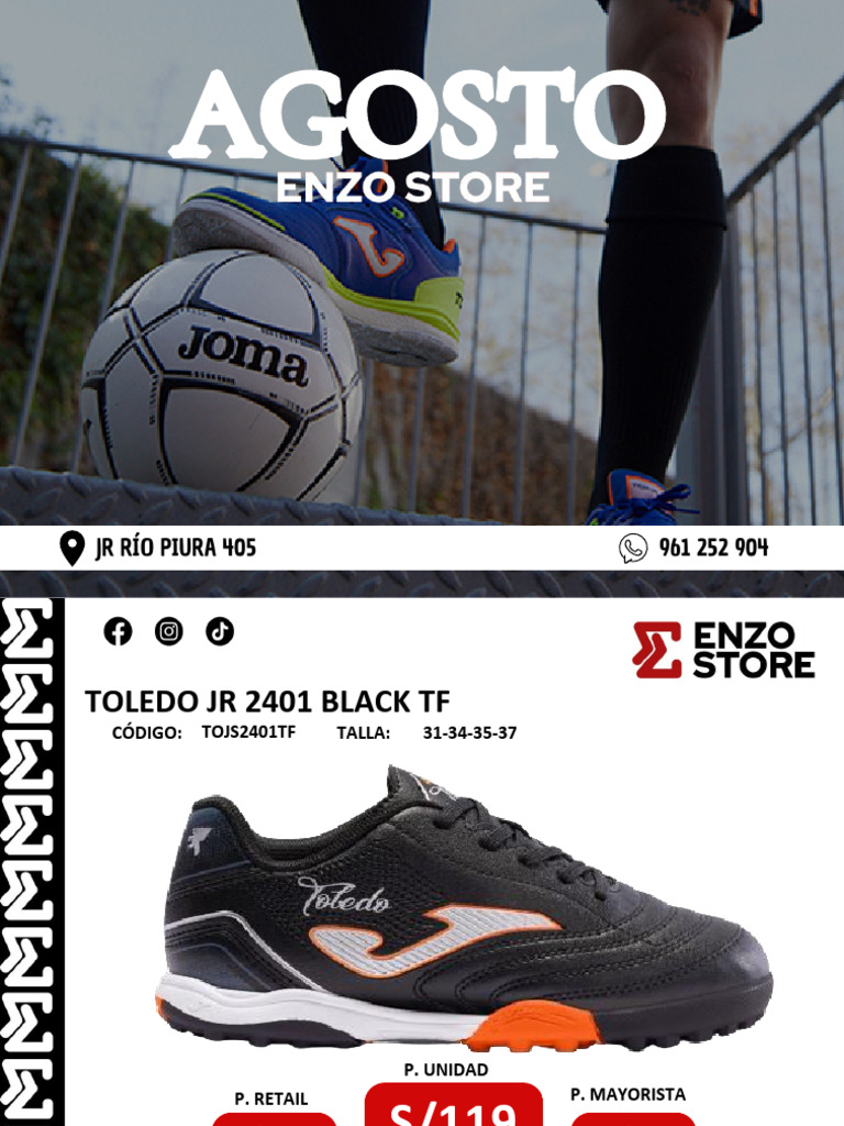 Catálogo Joma Agosto | PDF