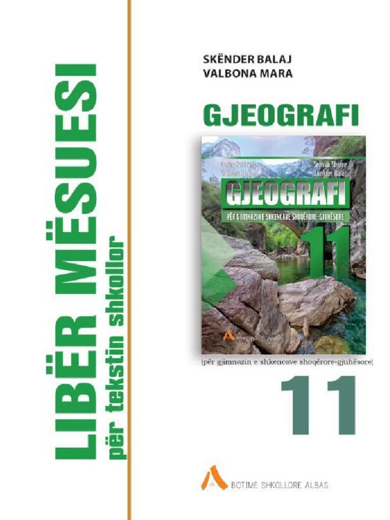Liber Mesuesi Gjeografi 11 Ks | PDF