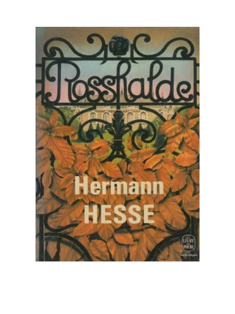 Hermann Hesse - Rosshalde | PDF