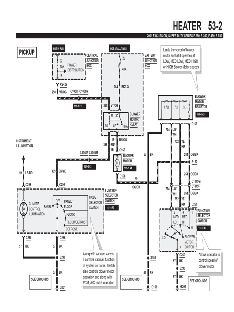 01 Heater Wiring Diagram | PDF