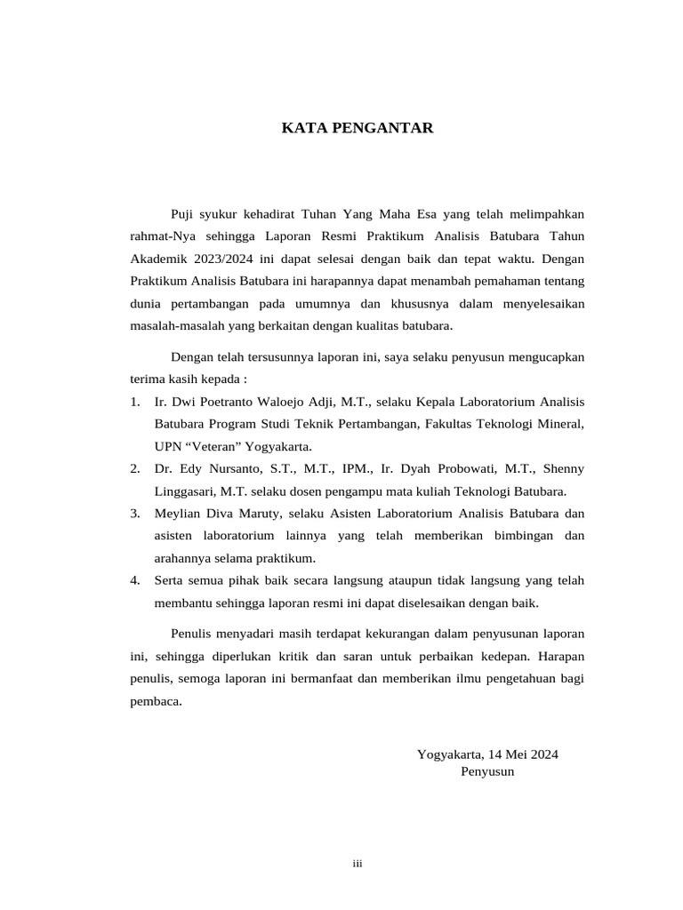 Kata Pengantar Anbat | PDF