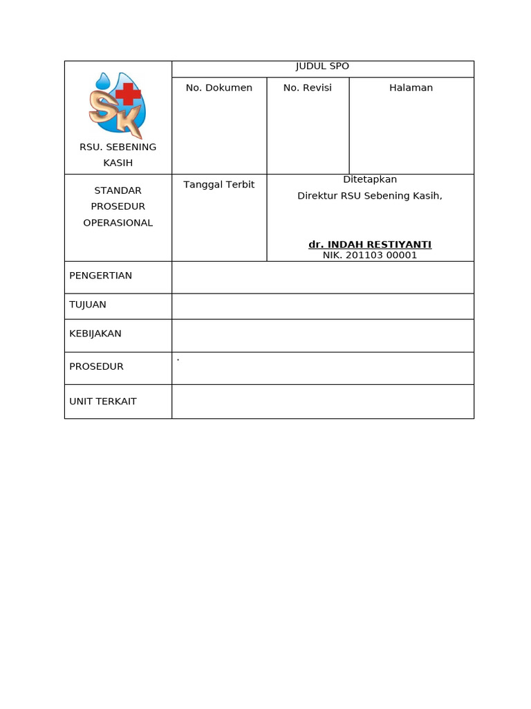 Format Spo Tata Naskah | PDF