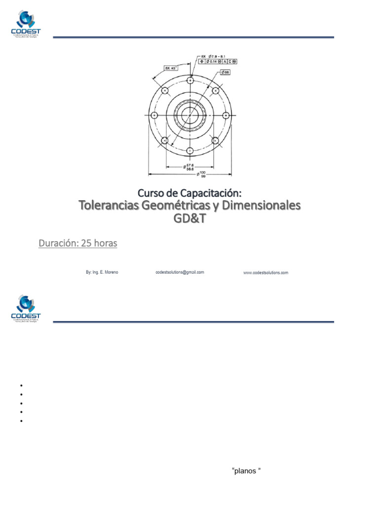 Curso GD&T Sesión 1 y 2 | PDF