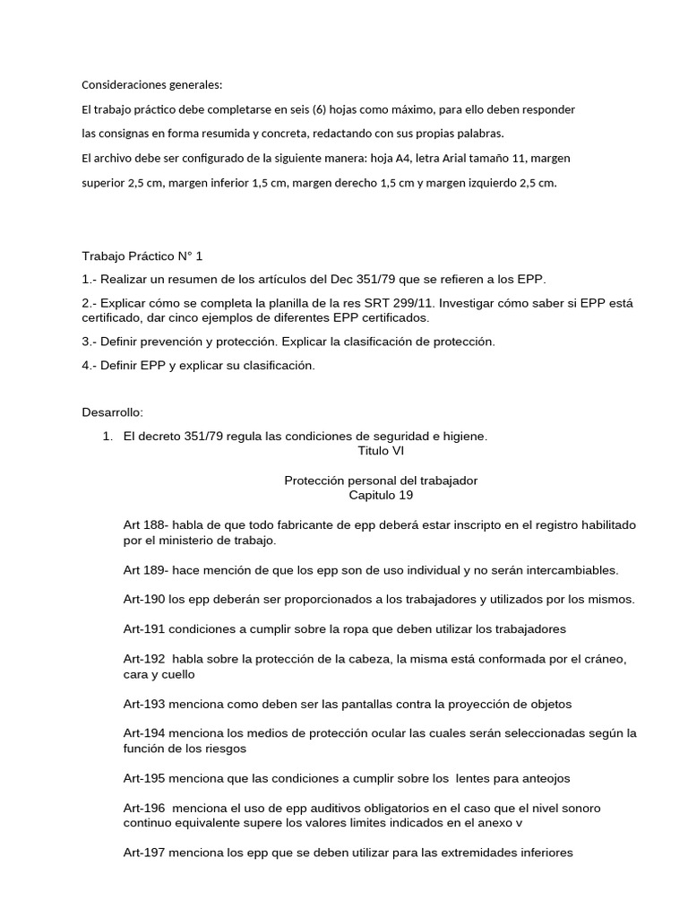 TP N 1 Seguridad Industrial V | PDF