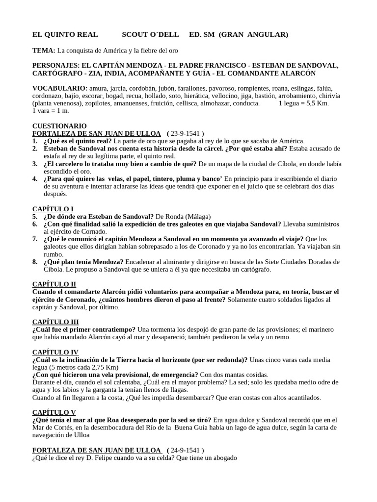 El Quinto Real | PDF