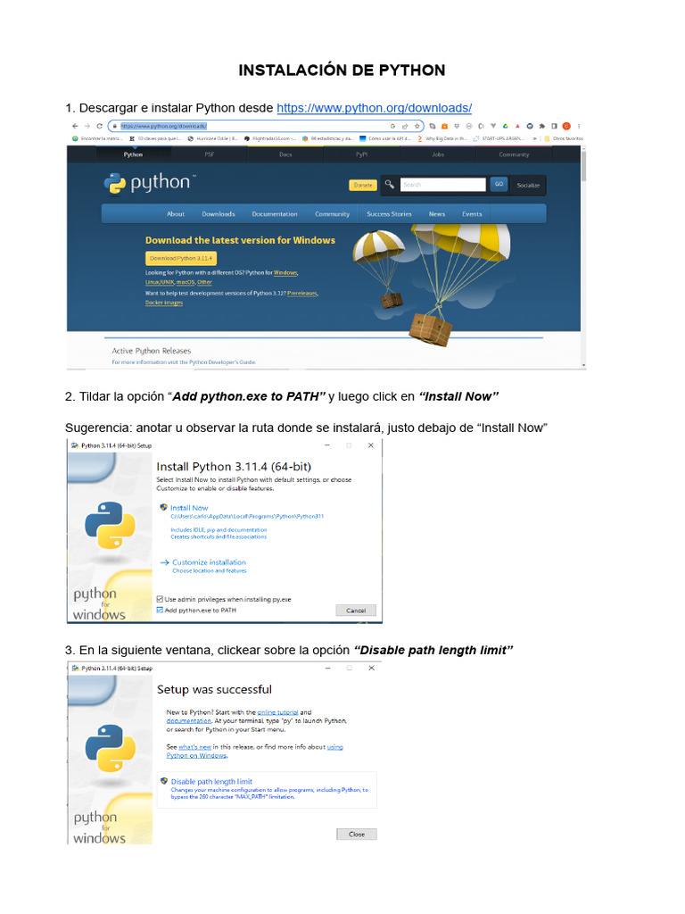 0 - Guía Instalación PyCharm - POO 2024 - Documentos de Google | PDF