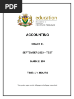 Accounting Grade 12 Cash Flow Statement Notes | PDF | Cash Flow ...
