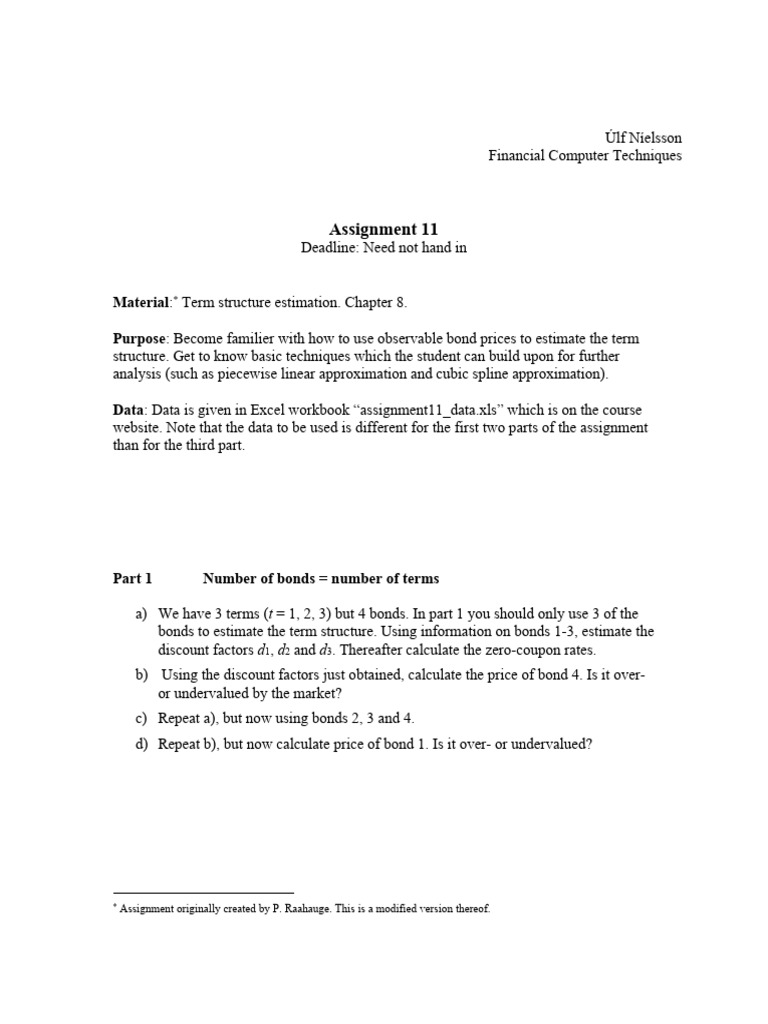 Assignment11 Term | PDF