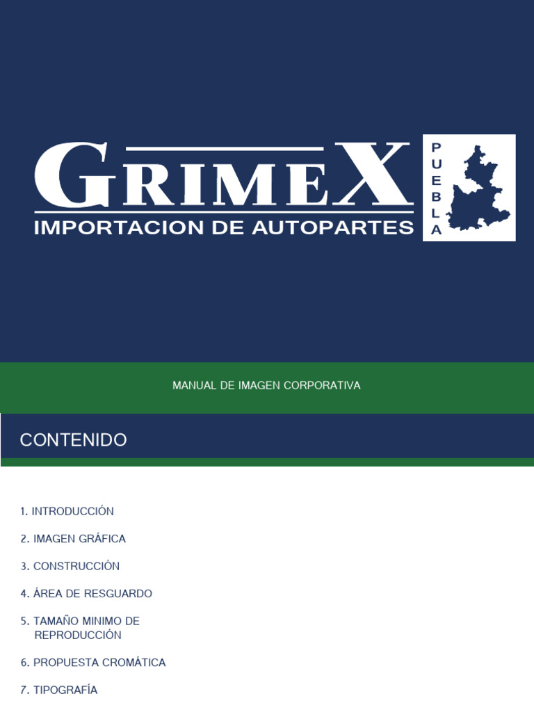 Manual de Imagen Grimex Puebla | PDF