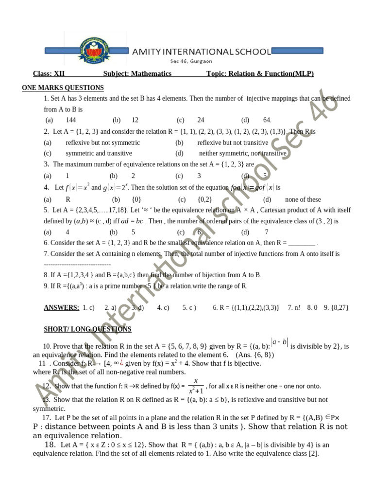 12 MLP Relation Func Session 22 23 | PDF