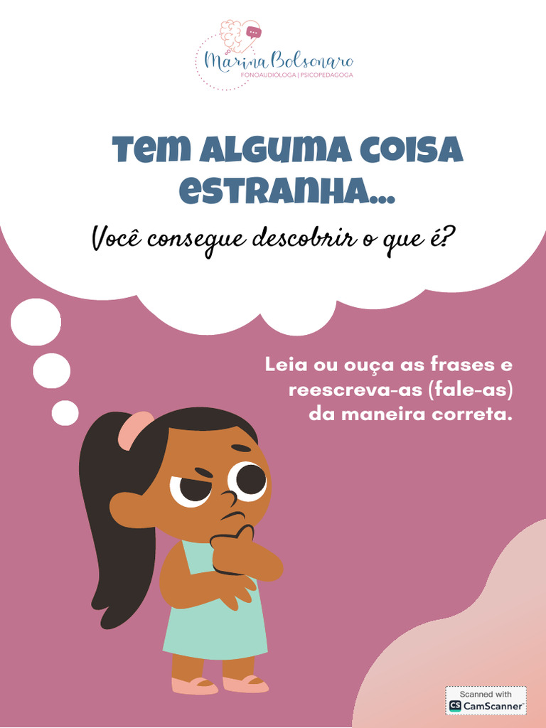 Tem Alguma Coisa Estranha... | PDF