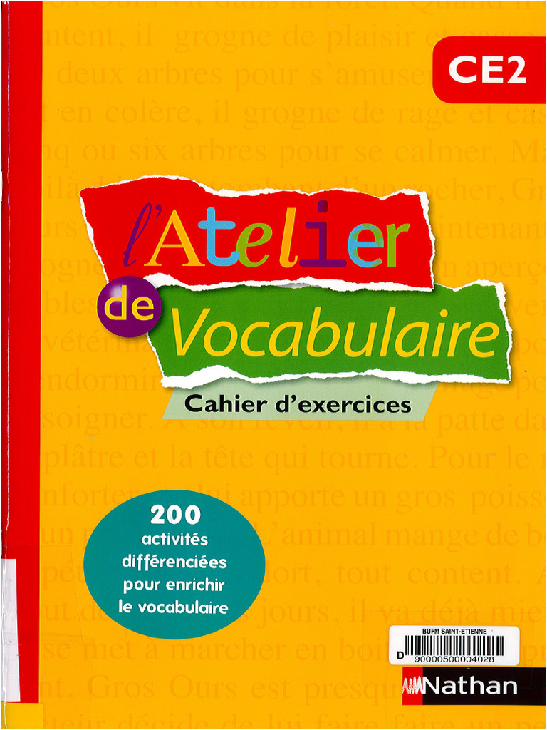 Nathan - Atelier de Vocabulaire CE2 | PDF