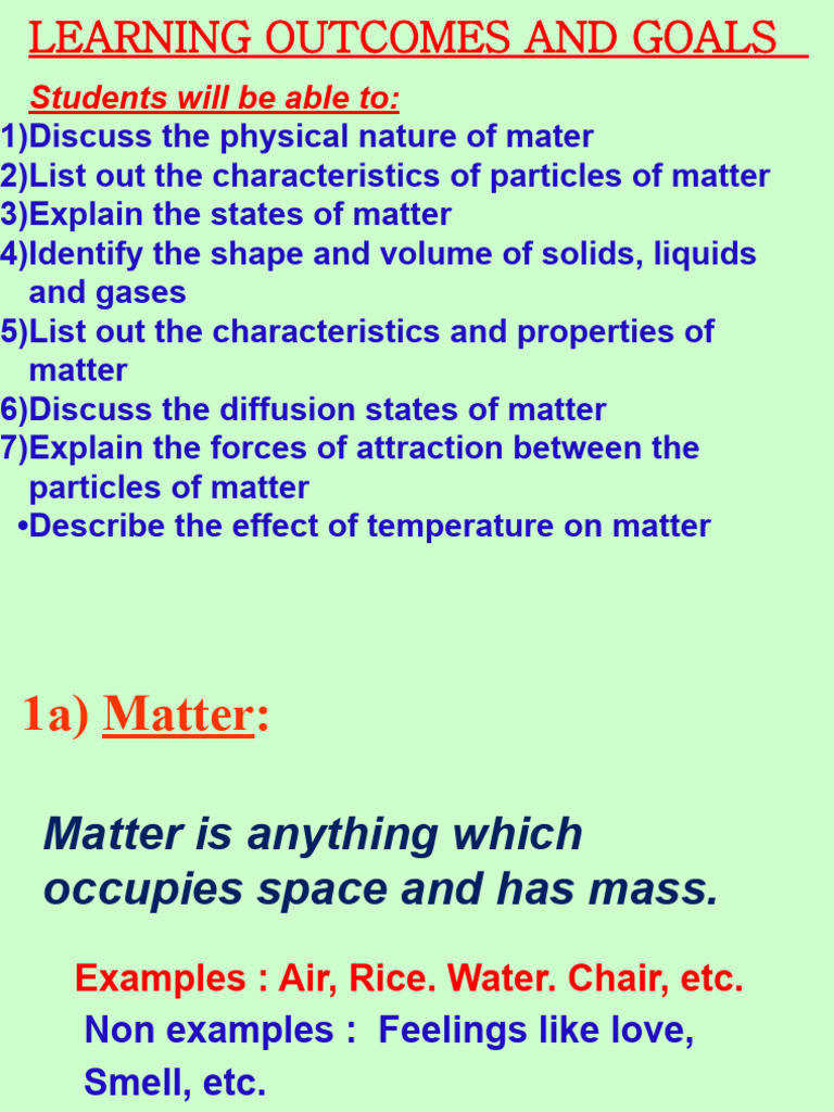 Class 9 Sci CH 1 Matter in Our Surroundings 1 | PDF