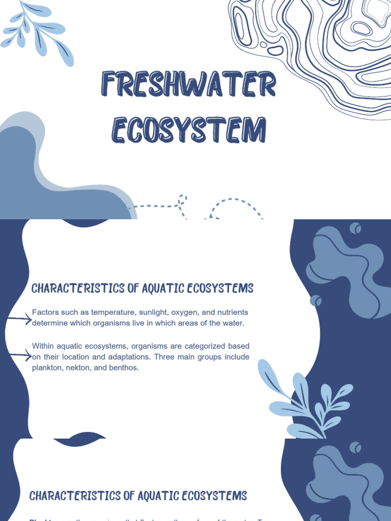 Water Ecosystem | PDF