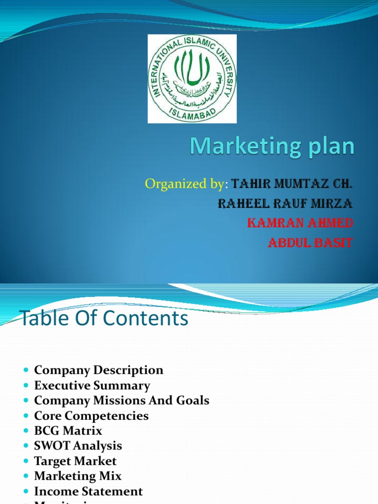 Organized By: Tahir Mumtaz Ch. Raheel Rauf Mirza | PDF | Microeconomics ...