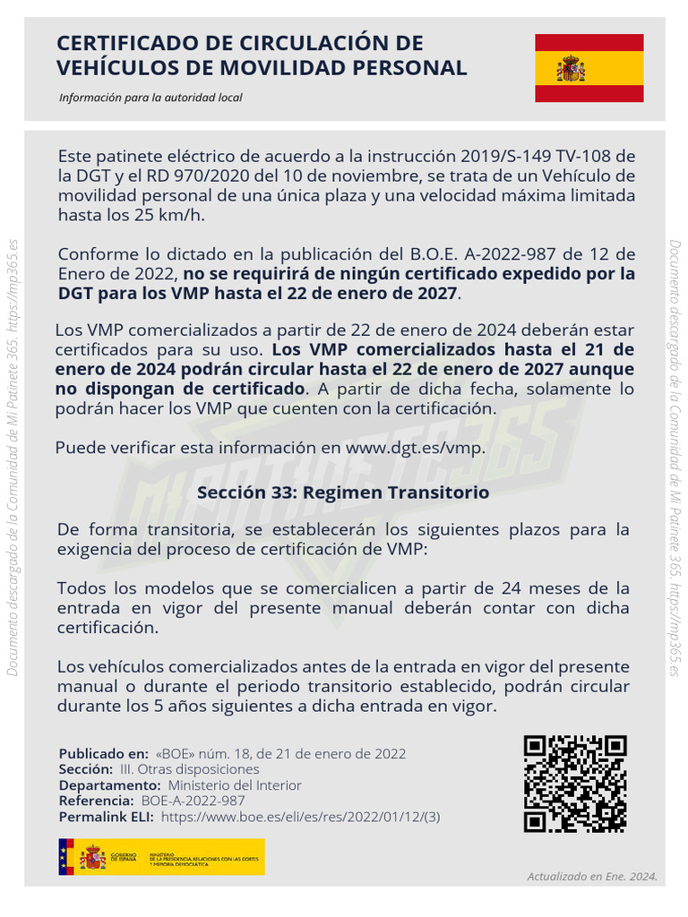 Certificado VMP 2024 | PDF