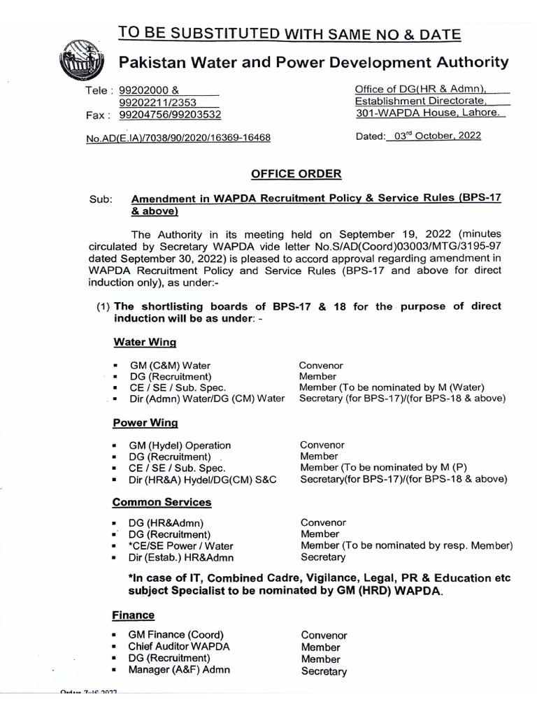 Appointing Authority Amendment | PDF