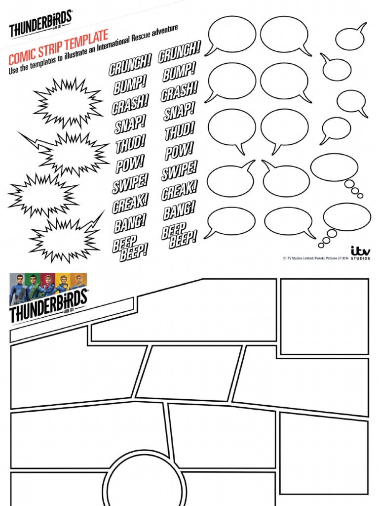Comic Strip Template | PDF