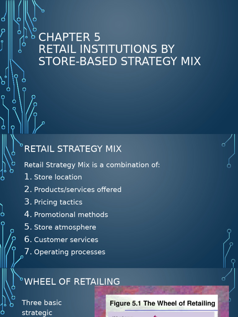 7-Ch05,06-Retail Institutions by Store-Based Strategy Mix, Etc. | PDF