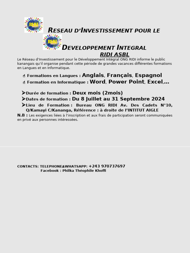 Affiche Formation-1 | PDF
