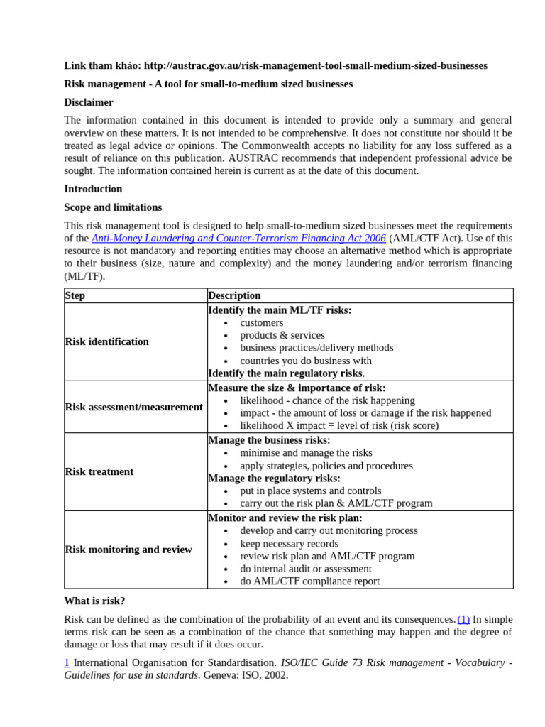 Anti-Money Laundering and Counter-Terrorism Financing Act 2006 | PDF
