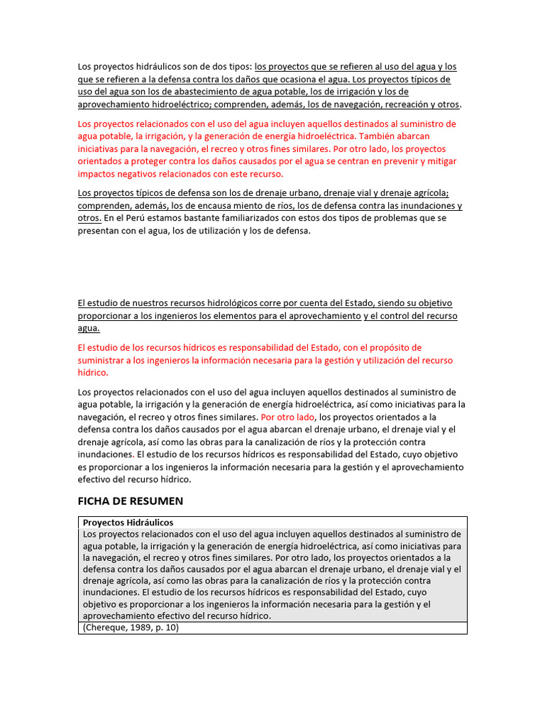 Fichas Textuales y de Resumen | PDF