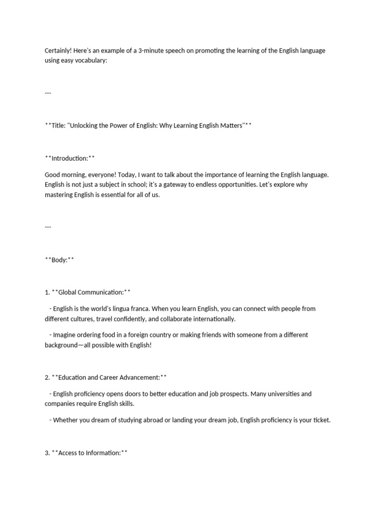 Promoting Learning of English Language | PDF