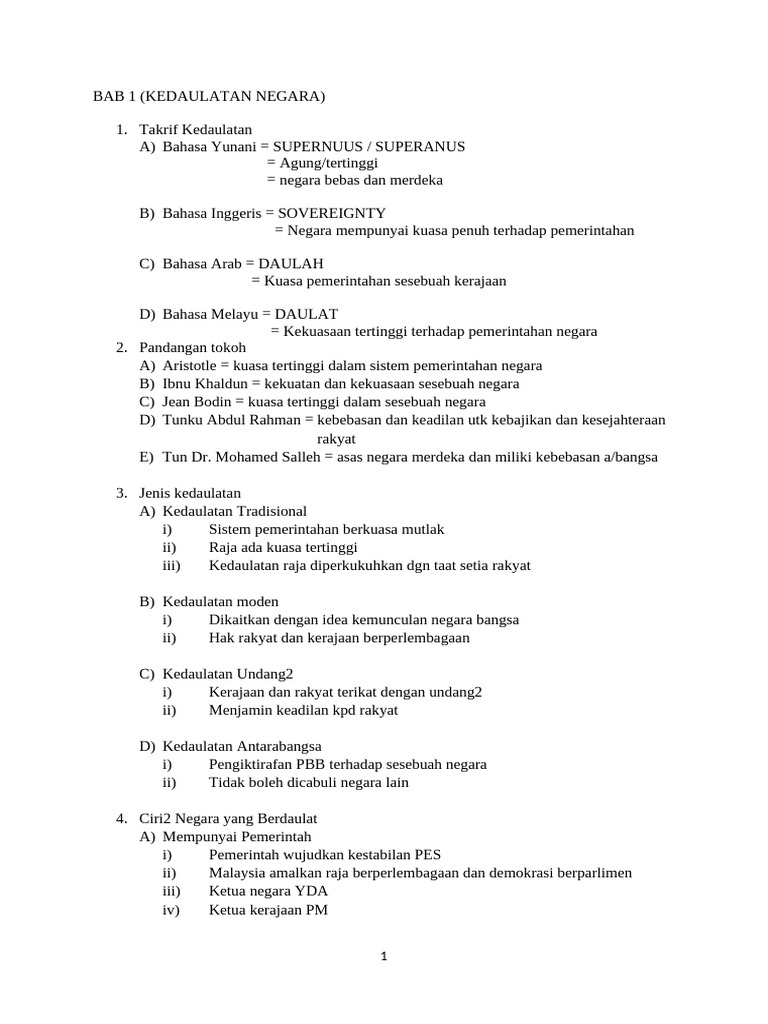 KBAT Nota RINGKAS 2022 f5 | PDF