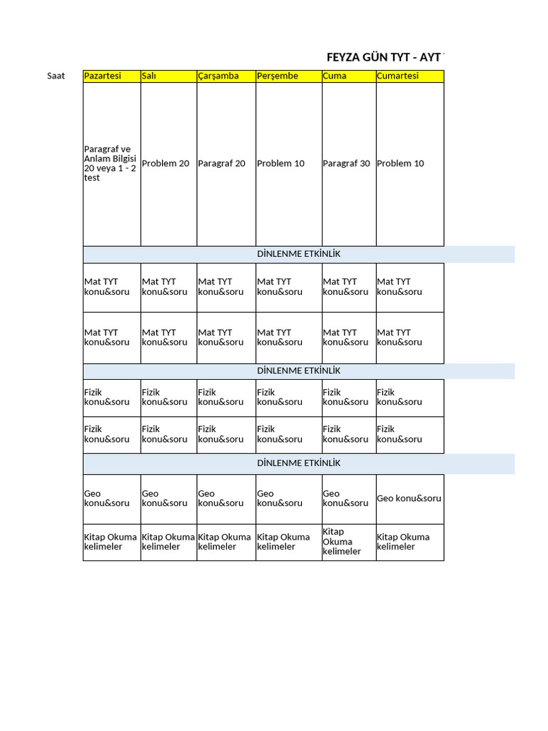 TYT AYT SAYISAL Baslangic Seviye | PDF