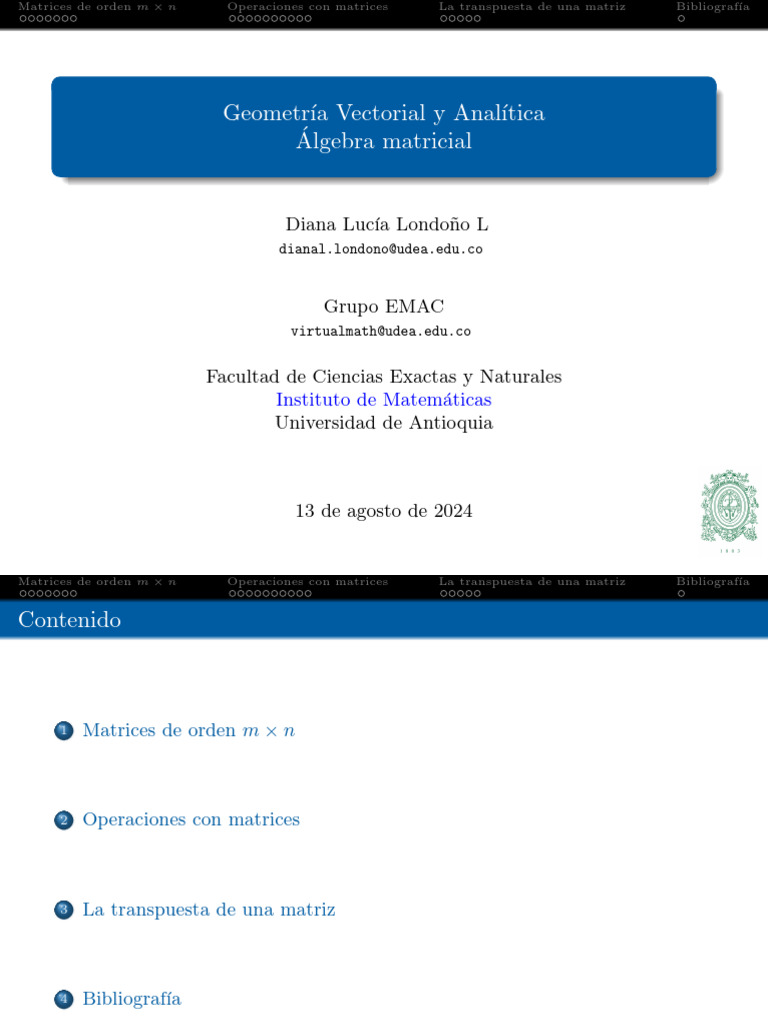 3. ตlgebra Matricial | PDF