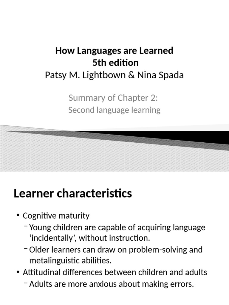 Chapter 2 Summary | PDF