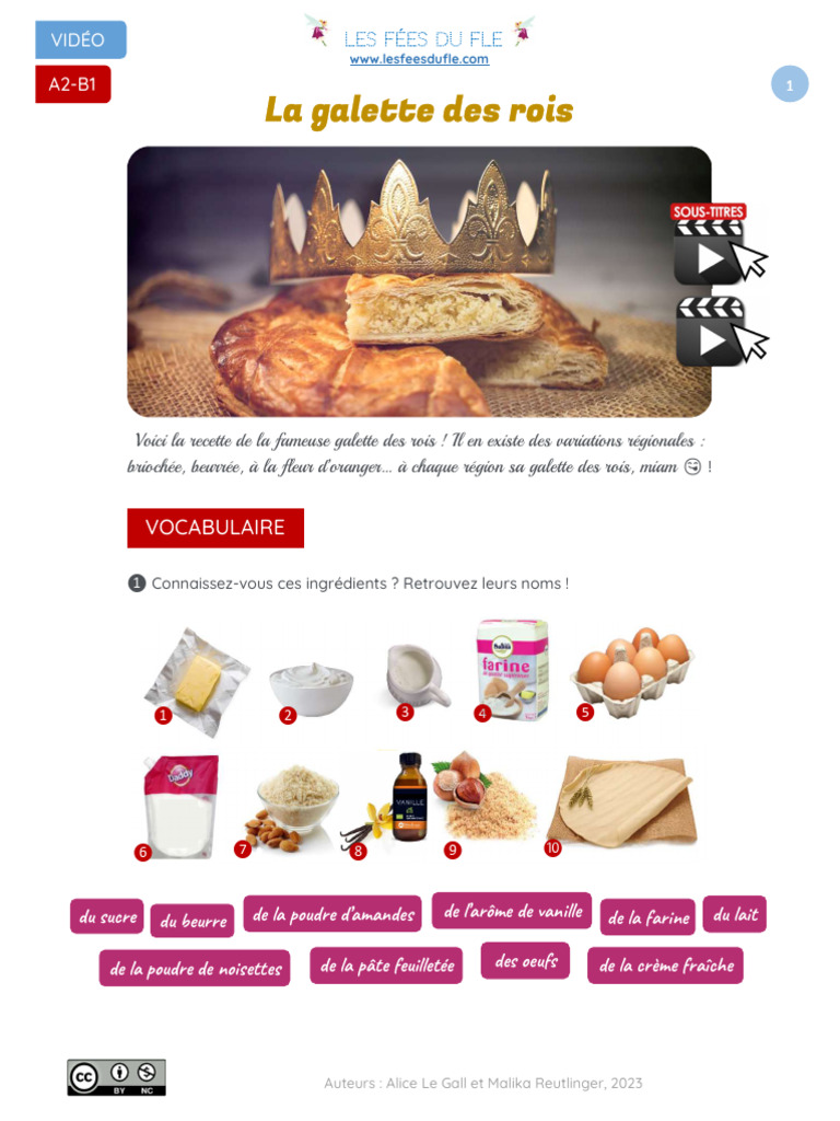 Galette Des Rois | PDF