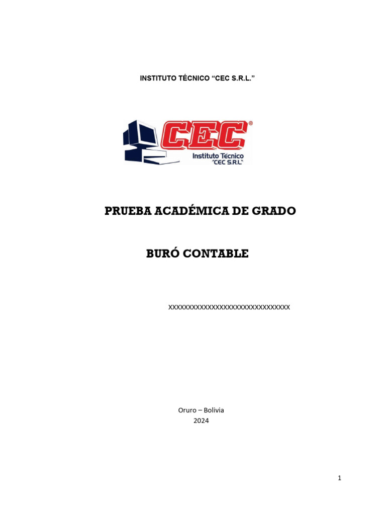 Formato Buro 2024 Cec - Oruro | PDF