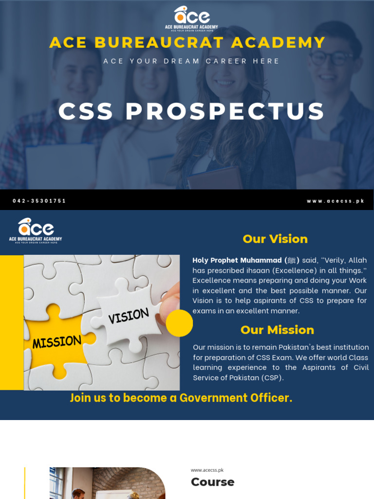 CSS Prospectus | PDF