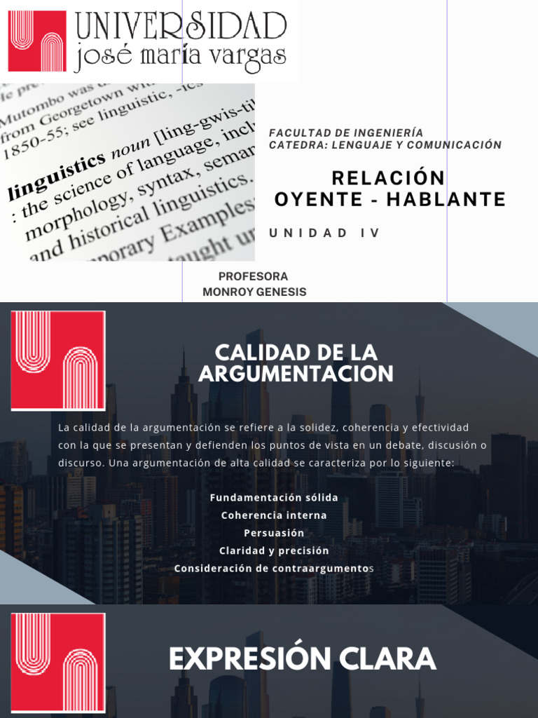 Relacion Oyente - Hablante Lyc | PDF