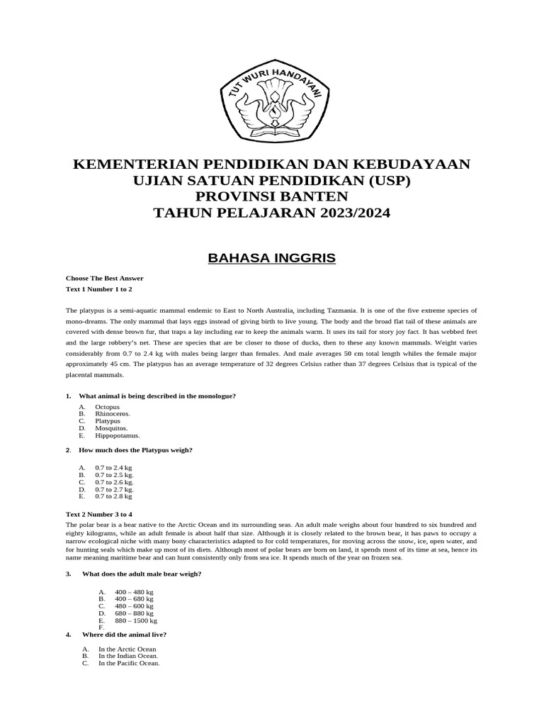 BHS Inggris | PDF