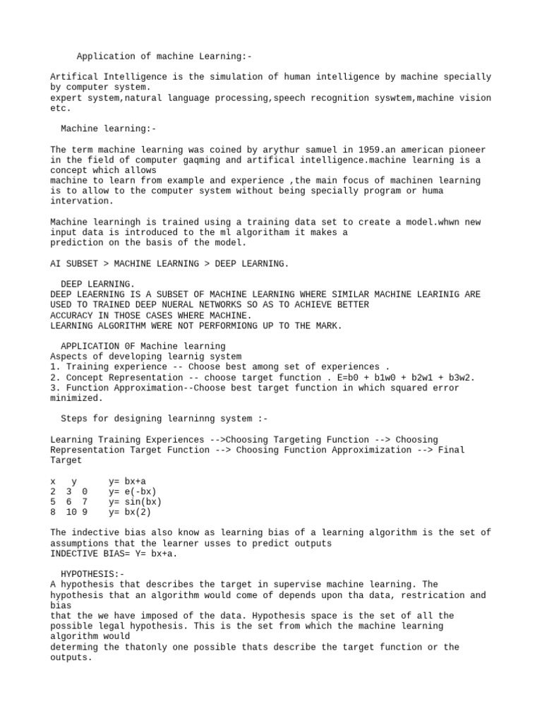 Application of Machine Learning COMPUTER NETWORK | PDF