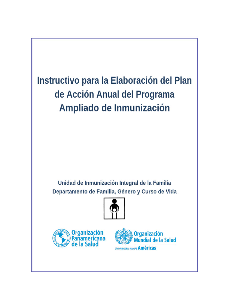 Paho Instructivo Plan Accion Spa | PDF