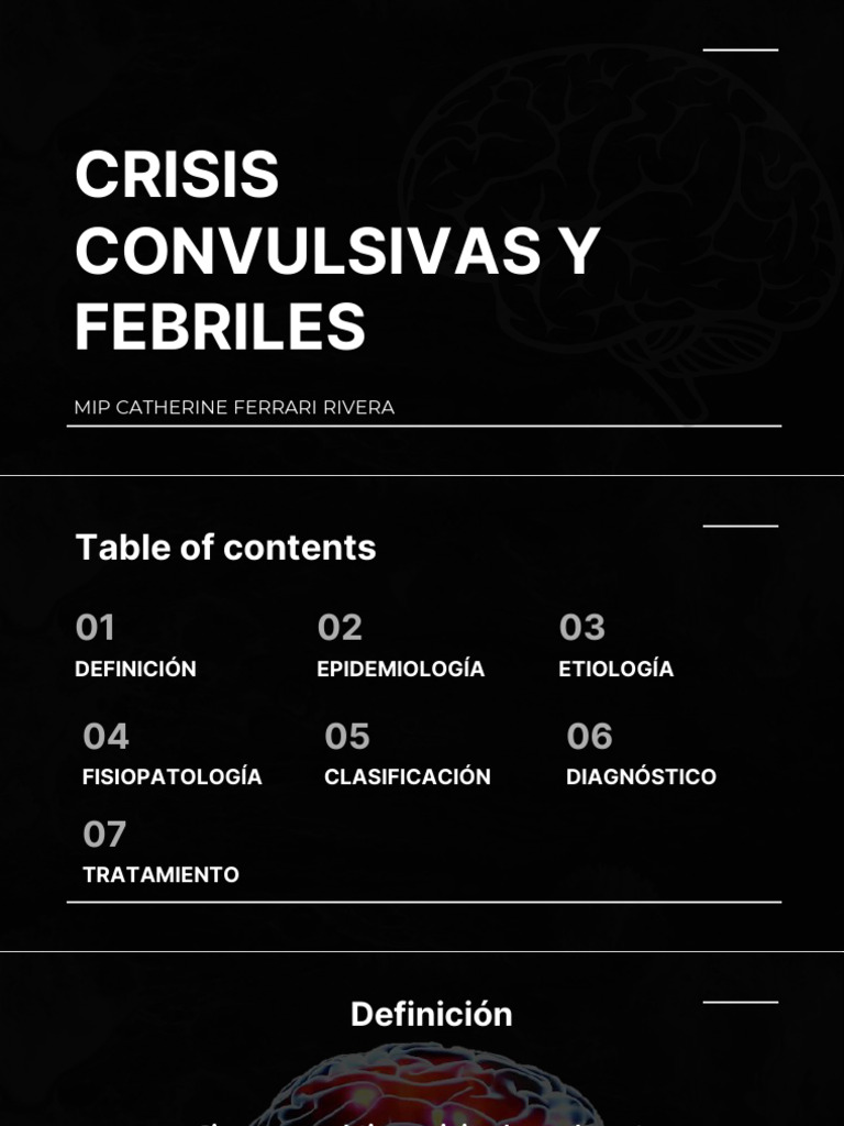 Crisis Convulsivas y Febriles Pediatria | PDF