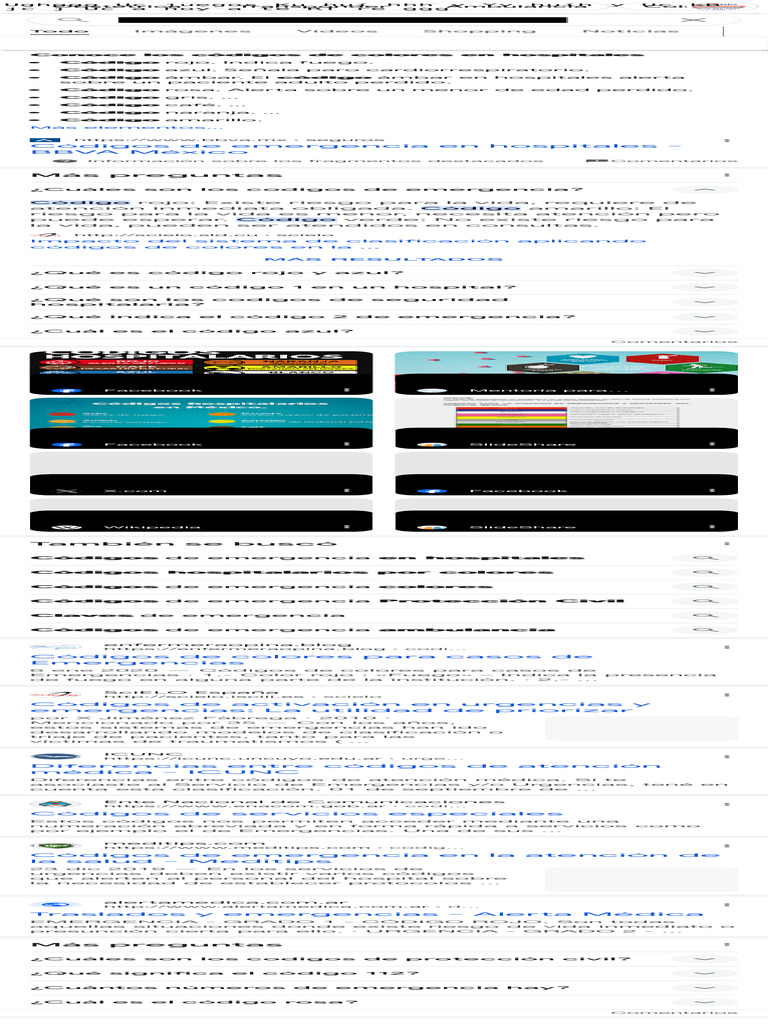Tipos de Codigos de Emergencia - Buscar Con Google | PDF