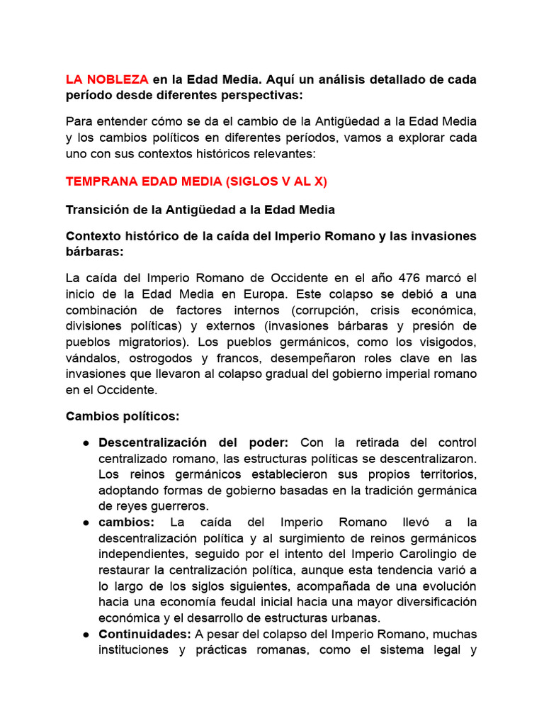 Medieval | PDF | Feudalism | Middle Ages