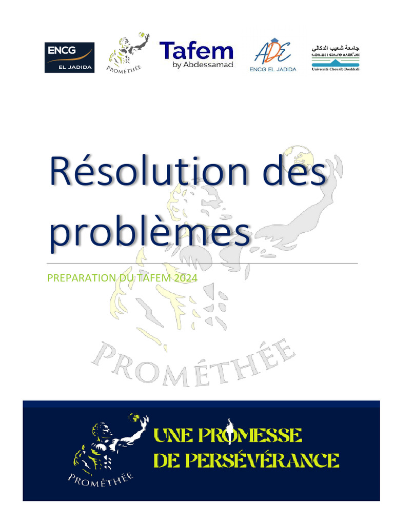 Résolution Des Problèmes | PDF