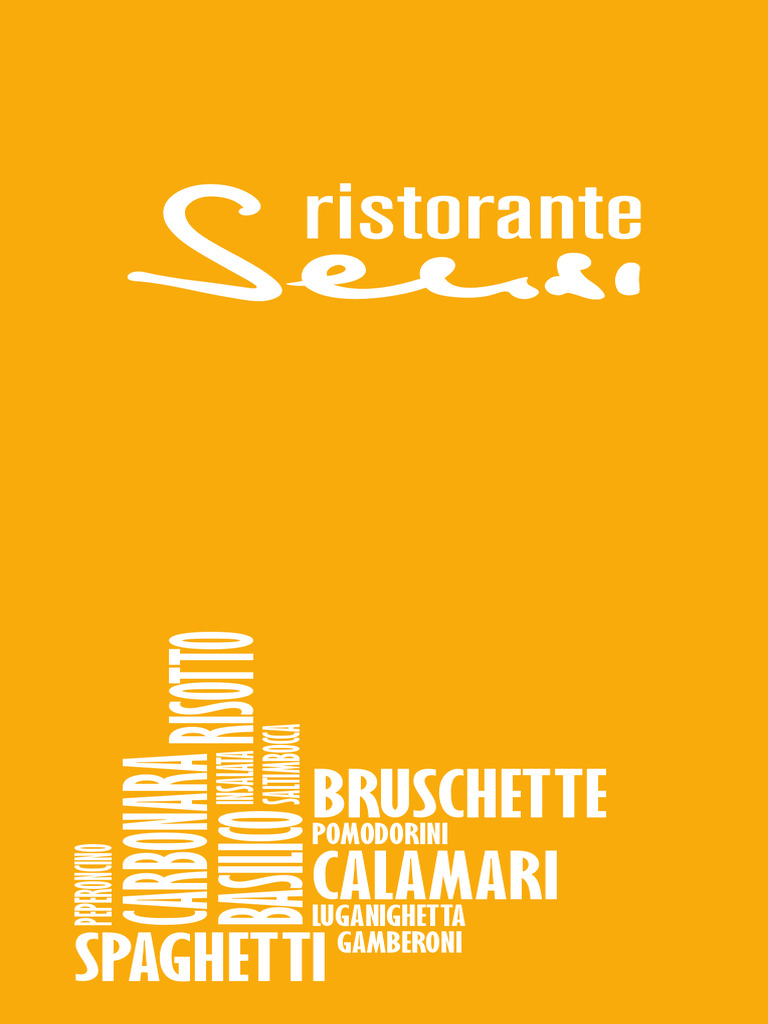 Ristorante Sensi Food 2024 03 | PDF | Italian Cuisine | Cooking, Food ...
