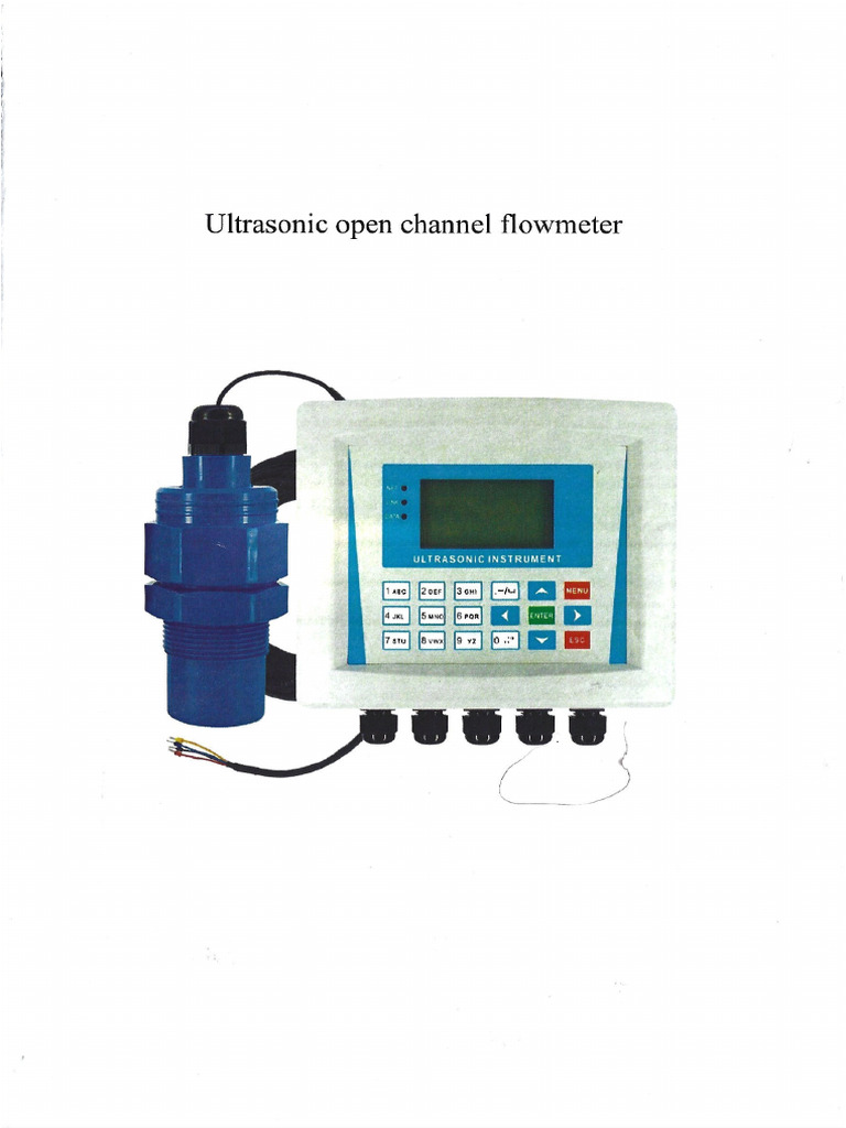 Ultrasonic Open Channel Flowmeter | PDF