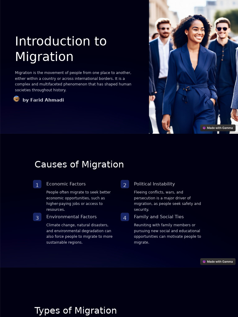 Introduction To Migration | PDF