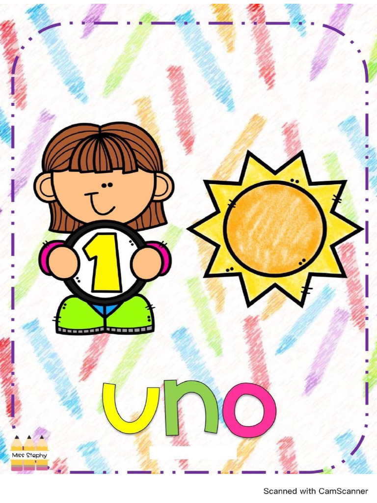 Números 1 Al 10 | PDF