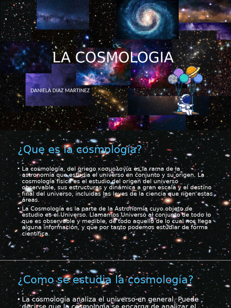 La Cosmologia | PDF